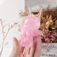 China Crystal Dropping Gel Angel Wings Girl Dropping Gel Mold DIY Aromatherapy Candle Pendant Silicone Mold for sale