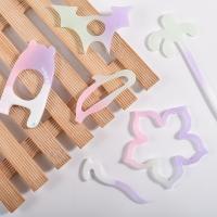 China DIY Drip Glue Sweater Button Grinding Tool Hexagram Star Love Clover Dolphin Bear Button Silicone Mold for sale