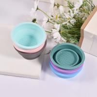 China DIY Crystal Dropper Color Mixing Cup Oil Painting Washing Cup Travel Foldable Silicone Cup Mold for sale