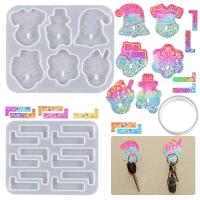 China DIY Drip Glue Christmas Hook Non Perforated Clothes Hook Non Trace Adhesive Kitchen Hygiene Hook Silicone Mold for sale