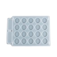 China DIY Crystal Dropper 20 Grid Calligraphy And Painting Bracket Acrylic Sheet Vinyl Roll Storage Rack Silicone Mold for sale