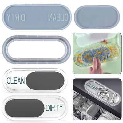 China DIY Crystal Dropping Glue Mold Dishwasher Signage Platform Decoration Silicone Mold Spot Wholesale for sale