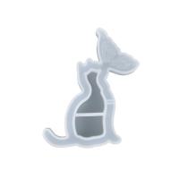 China DIY Crystal Resin Mold Cat Fish Tail Pendant Flowing Sand Accessory Silicone Mold Wholesale In Stock for sale
