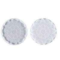China DIY Crystal Dropper Mold Mandala Coaster Home Table Silicone Mold Spot Wholesale for sale
