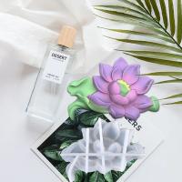 China DIY Crystal Dropper Mold Creative Lotus Switch Wall Sticker Decoration Silicone Mold Spot Wholesale for sale