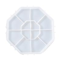 China DIY Crystal Dropper Tray Mold Enlarged Octagonal Storage Tray Ornament Tray Tray Silicone Mold for sale