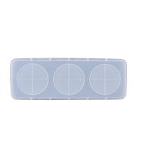 China DIY Crystal Resin Mold Three-Compartment Wine Bottle & Glass Tray Silicone Mold Wholesale Hot Sale for sale