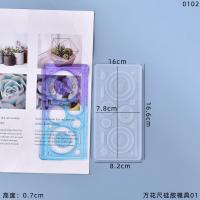 China DIY Crystal Dropper Ruler Mold Wanhua Ruler Student Supplies Self-made Stationery Silicone Mold for sale