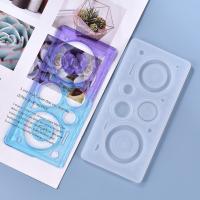 China DIY Crystal Dropper Ruler Mold Wanhua Ruler Student Supplies Self-made Stationery Silicone Mold for sale