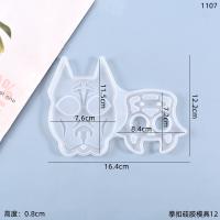 China DIY Crystal Dropper Mold Creative Dog Face Cow Face Fist Buckle Silicone Mold Manufacturer Spot Wholesale for sale