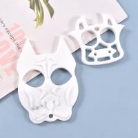 China DIY Crystal Dropper Mold Creative Dog Face Cow Face Fist Buckle Silicone Mold Manufacturer Spot Wholesale for sale
