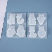 China DIY Crystal Epoxy Mold, Bear Character, Japanese Letter, Cute Bunny Ornament, Silicone Mold, Wholesale for sale