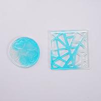 China DIY Crystal Epoxy Mold, Printing Mold, Heart-shaped Irregular Imitation Paper Cutting, Window Decoration, Silicone Mold for sale
