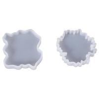 China DIY Crystal Epoxy Mold Display Stand, Wavy Irregular Display Stand, Coasters, Decorative Items, Mirror Silicone Mold for sale