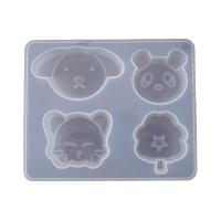 China DIY Crystal Epoxy Mold, Small Dog, Panda, Cat, Creative Ornaments, Silicone Mold, Factory Direct Sales for sale