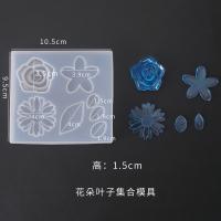China DIY Crystal Epoxy Mold, Bread And Dessert Collection Mold, Flower And Leaf Decoration, Silicone Mold for sale