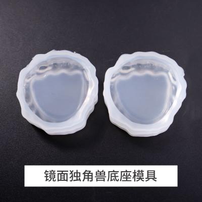 China Epoxy Mold, Mirror Unicorn Base, DIY Handmade Fragrance Diffusing Stone, Epoxy Decoration for sale