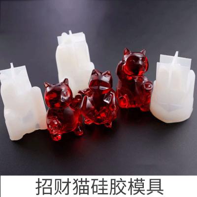 China Epoxy Mold, Lucky Cat, Gold Ingot Style, Copper Coin Style, Lucky Cat Mold, Cut Surface, Lucky Cat, High Mirror Surface Mold for sale