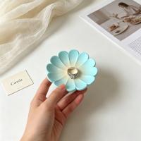 China Petal Flower Tray Silicone Mold DIY Aromatherapy Plaster Storage Tray Decorative Item Accessory Epoxy Mold for sale