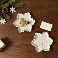China Relief Pattern Christmas Tree Snowflake Tray Silicone Mold DIY Aromatherapy Plaster Storage Tray Mold for sale