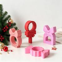 China Hollow-out Bowknot Candy Gift Tag Silicone Mold DIY Aroma Diffuser Pendant Epoxy Mold for sale