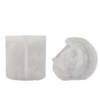 China Cross-border New Style Moon Angel Child Moon Castle Aroma Candle Plaster Ornament Silicone Mold for sale
