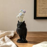 China 3D Owl Candlestick Silicone Mold DIY Animal Aroma Candle Decoration Base Plaster Mold for sale