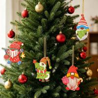 China Four Grid Christmas Holiday Hanging Silicone Mold DIY Santa Claus Gingerbread Man Snowman Dropper Mold for sale
