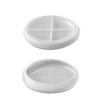 China Irregular Elliptical Cloud Tray Silicone Mold DIY Wave Edge Jewelry Storage Tray Gypsum Mold for sale