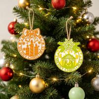 China DIY Two Snowman Gingerbread Man Christmas Tree Gift Box Bell Hat Christmas Hanging Silicone Mold for sale