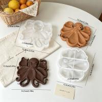 China Ins Ocean Wind Octopus Octopus Octopus Grid Jewelry Storage Tray DIY Aromatherapy Gypsum Pendant Mold for sale