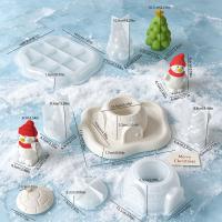 China Christmas House Storage Jar, Candle Cup, Christmas Snowman, Christmas Tree, Candle Combination Decoration, Silicone Mold for sale