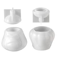 China Halloween Angry Pumpkin With Lid Candle Cup Silicone Mold DIY Aromatherapy Gypsum Storage Can Mold for sale