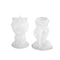 China DIY Halloween Rose Ghost Hand Pendant Magic Claw Ghost Handball Aromatherapy Gypsum Candle Dropping Silicone Mold for sale