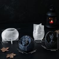 China DIY Dinosaur Egg Candle Mold Dinosaur Baby Shell Breaking Tyrannosaurus Candle Gypsum Silicone Mold for sale