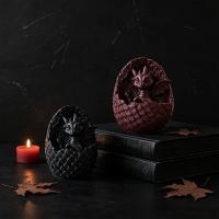 China DIY Dinosaur Egg Candle Mold Dinosaur Baby Shell Breaking Tyrannosaurus Candle Gypsum Silicone Mold for sale