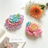 China Ins-style Various Flower Clusters, Floral Aromatherapy, Car Hanging Decorations, Decorative Ornaments, Epoxy, Plaster, Silicone Mold for sale