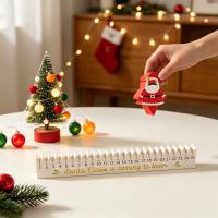 China Christmas Countdown Calendar Silicone Mold 25 Grid Santa Claus Arrival Calendar Aromatherapy Gypsum Mold for sale