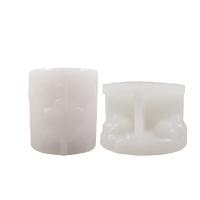 China Cross Border Halloween Relief Ghost Candle Cup Pumpkin Ghost Altar Candle Holder Ornament Silicone Mold for sale