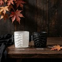 China 3D Bone Storage Jar Silicone Mold DIY Halloween Skeleton Aromatherapy Candle Cup Gypsum Mold for sale