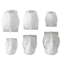 China Retro Carved Skull Silicone Mold Aromatherapy Candle Halloween Three-dimensional Pattern Skull Mold for sale
