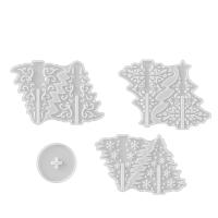 China New Splicing Hollow Christmas Tree Silicone Mold DIY Snowflake Christmas Tree Gypsum Decoration Mold for sale