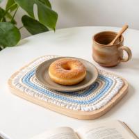 China Ins Woven Tassel Coaster Silicone Mold DIY Oval Square Gypsum Aromatherapy Pad Drip Glue Mold for sale