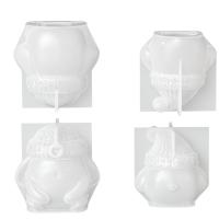 China Cross Border 3D 3D Knitted Hat For Chicks And Rabbits Silicone Mold DIY Aromatherapy Gypsum Candle Mold for sale