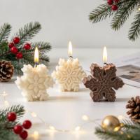 China Christmas Six In One Snowflake Aromatherapy Tablets Silicone Mold Multiple Snowflake Fragrance Stone Hanging Dropping Mold for sale