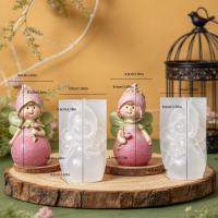 China Cross Border Three-dimensional Flower Fairy Flower Fairy Silicone Mold DIY Aromatherapy Gypsum Candle Decoration Mold for sale