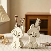China Cross Border Alpaca Silhouette Lamp Silicone Mold DIY With Glasses Alpaca Vase Storage Jar Gypsum Mold for sale