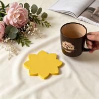 China Ins Wind Flower Lotus Snow Cup Mat Platform Silicone Mold DIY Aromatherapy Gypsum Dropping Mold for sale