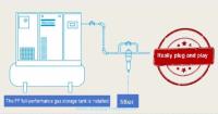 China G11 Tank Mounted Screw Air Compressor 11kW 15HP With Integrated Air Dryer Filter for sale