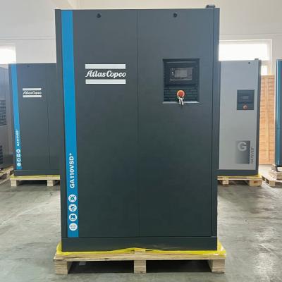 China Original Atlas Copco GA75 VSD+ FF Rotary Screw Air Compressor 75kW 100HP iPM Variable Speed Drive with Integrated Dryer for sale
